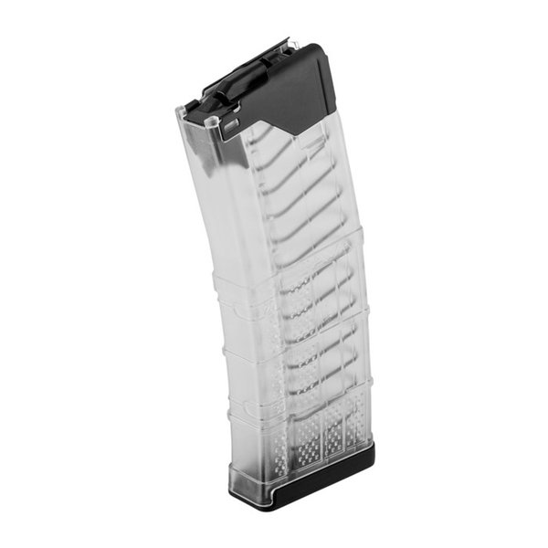 LANCER SYSTEMS AR-15 L5AWM TRANSLUCENT CLEAR MAGAZINE 30-RD - Brownells ...