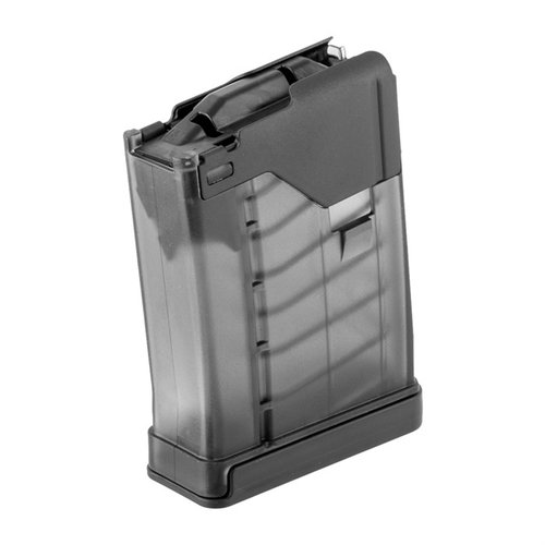 FLAT 20-RD MAGAZINES LANCER SYSTEMS L5AWM 20RD TRANSLUCENT DARK EARTH ...
